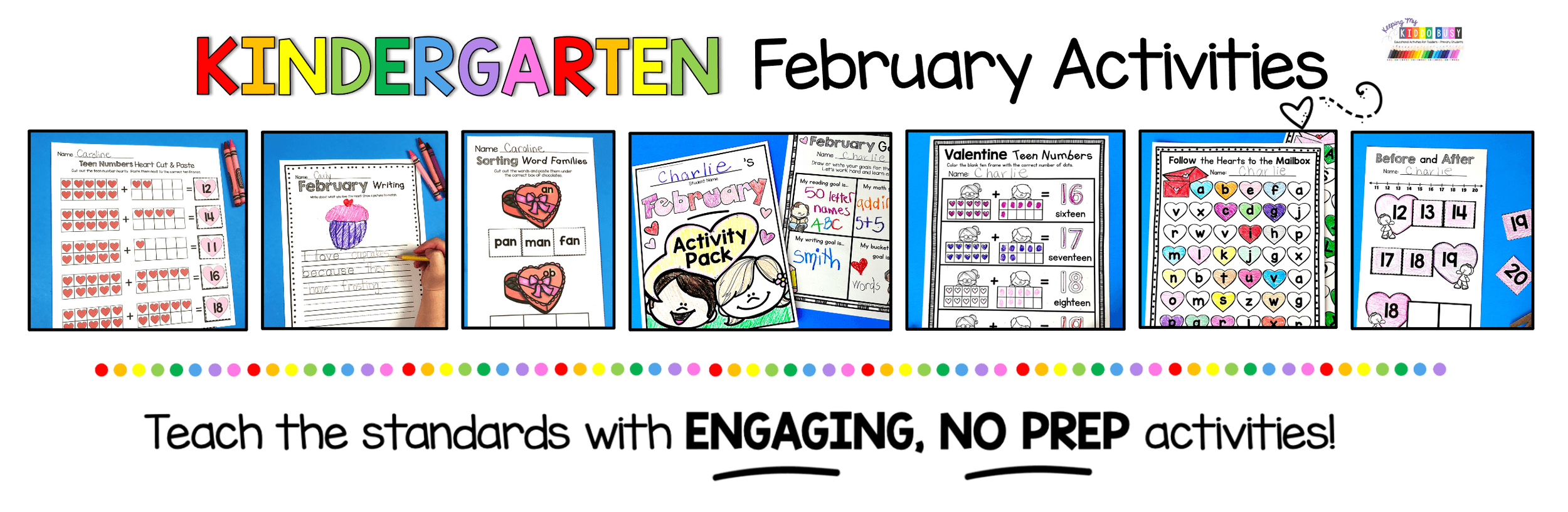 February Math & ELA Pack - FREEBIES — Keeping My Kiddo Busy