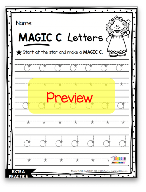 FREE Handwriting Practice — Keeping My Kiddo Busy