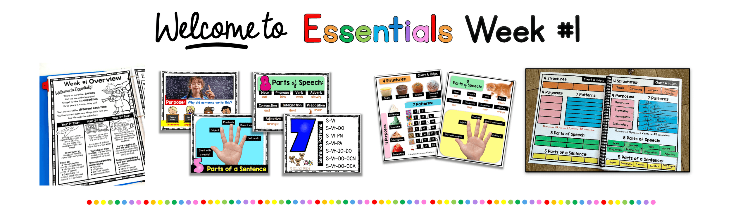 Essentials Week 1 Grammar - FREE Activities and Lessons — Keeping My ...
