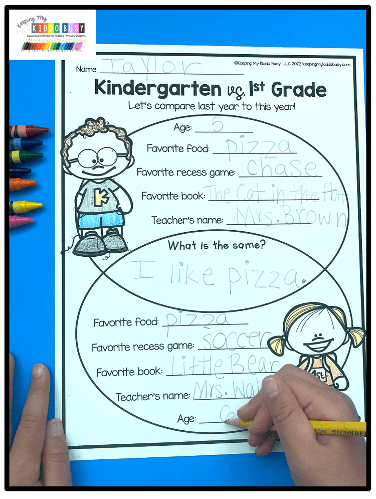 First Grade Back to School Activities FREE WORKSHEETS — Keeping My ...