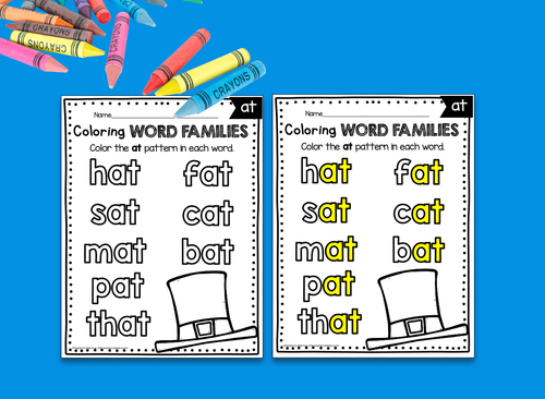 Word Families and Phonics - FREE activities — Keeping My Kiddo Busy