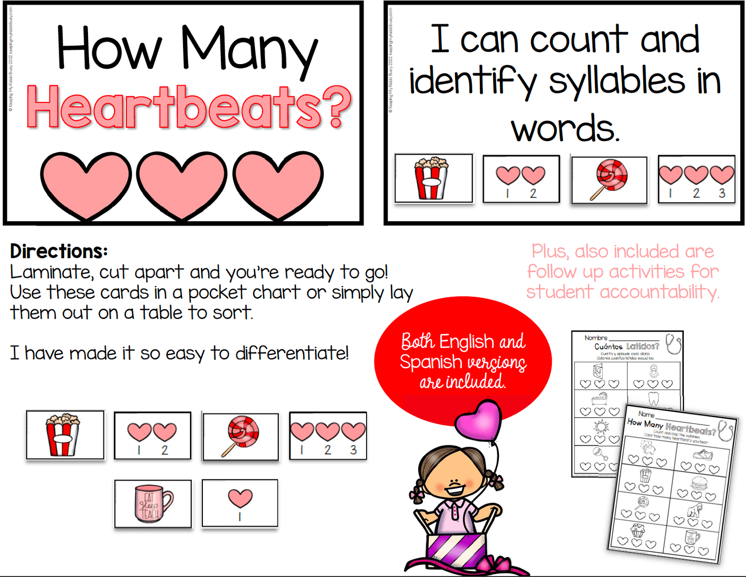 February Pocket Chart Kits — Keeping My Kiddo Busy