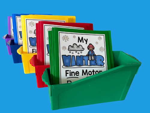 Winter Fine Motor Centers for Preschool and Kindergarten - FREEBIES ...