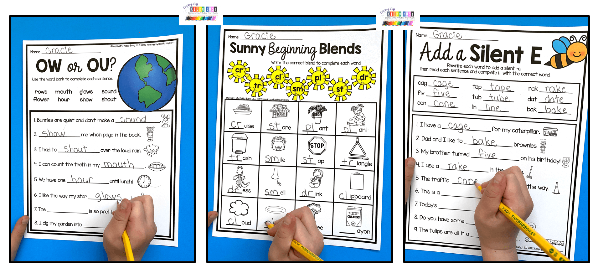 First Grade Activities for April FREE WORKSHEETS — Keeping My Kiddo Busy