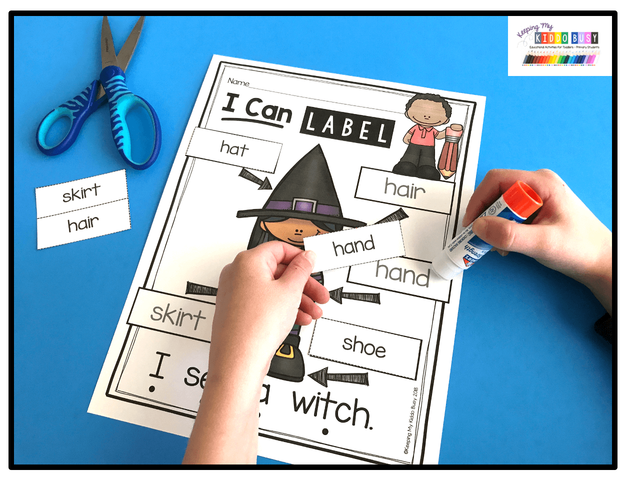 Writing at the Beginning of the Year in Kindergarten - LABELING FREEBIE ...