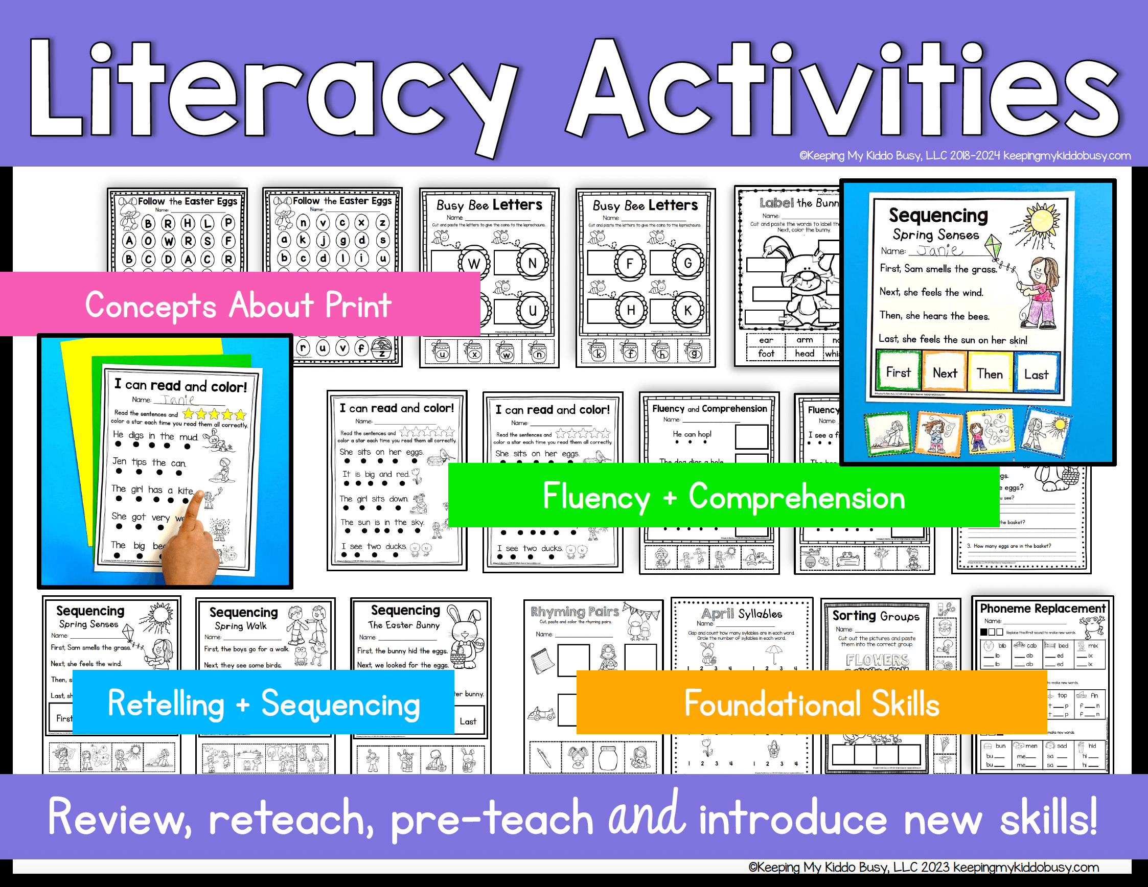 April in Kindergarten - FREE WORKSHEETS — Keeping My Kiddo Busy