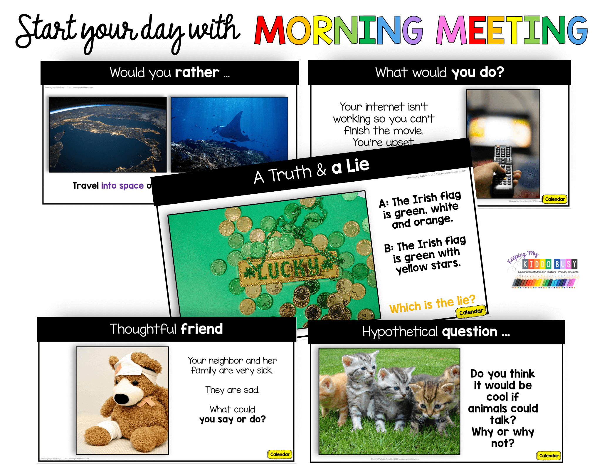 March Calendar Time in Kindergarten — Keeping My Kiddo Busy