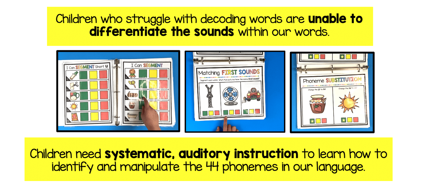 Phonemic Awareness in Pre-K and Kindergarten FREEBIES — Keeping My ...