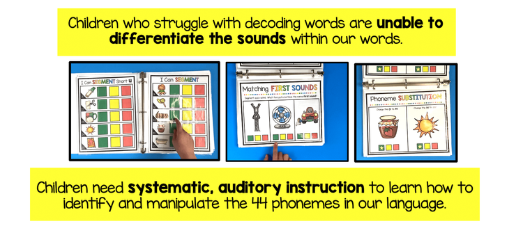 Phonemic Awareness in Pre-K and Kindergarten FREEBIES — Keeping My ...