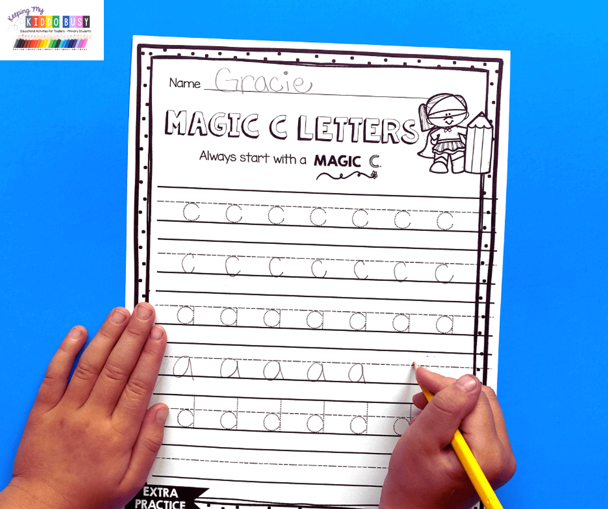 FREE Handwriting Practice — Keeping My Kiddo Busy