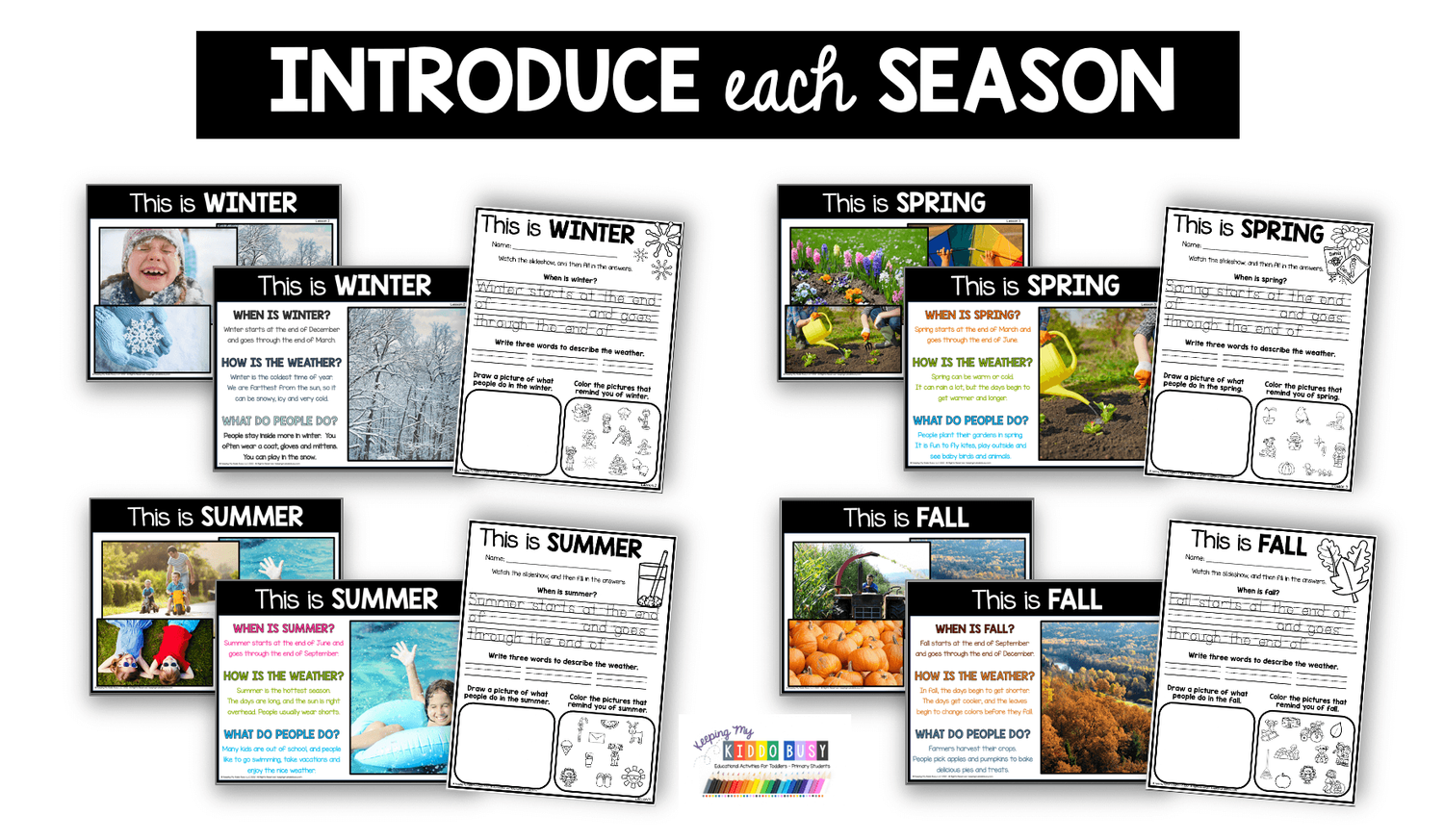 Weather and Seasons - Primary Science Unit with FREEBIES — Keeping My ...
