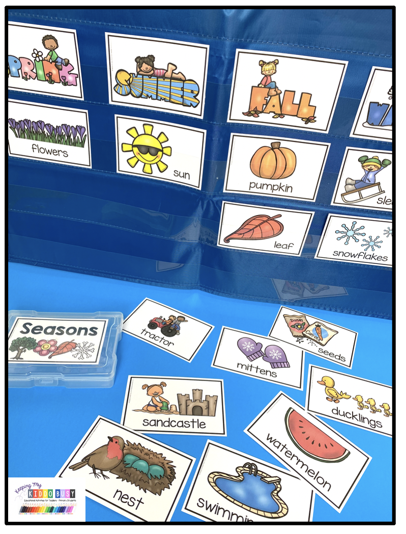 Back to School Pocket Chart Centers — Keeping My Kiddo Busy