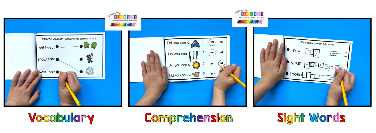 I See January Literacy Pack - Sight Words and Vocabulary WINTER ...