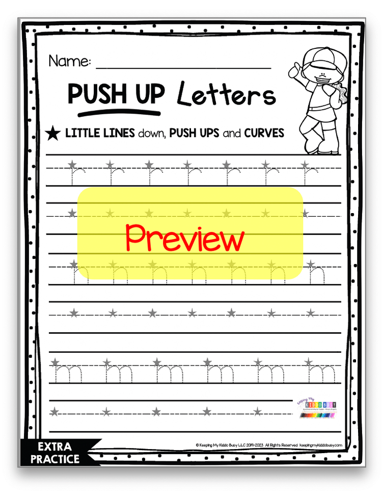 FREE Handwriting Practice — Keeping My Kiddo Busy