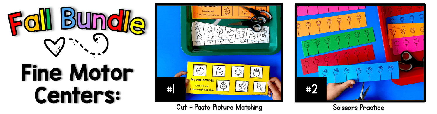 Fall Fine Motor Centers for Preschool and Kindergarten - FREE ...