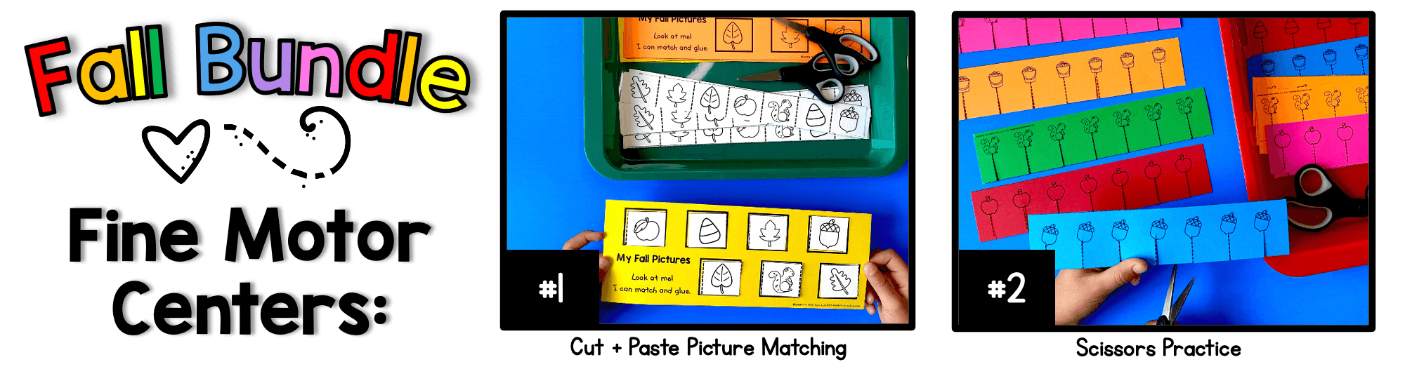 Fall Fine Motor Centers for Preschool and Kindergarten - FREE ...