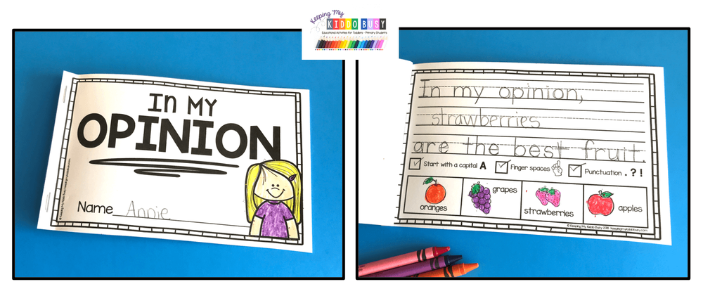 Opinion Writing - Unit 5 - FREE ACTIVITY — Keeping My Kiddo Busy