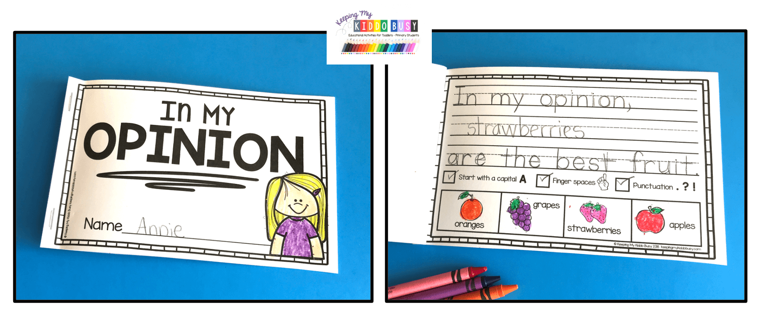 Opinion Writing - Unit 5 - FREE ACTIVITY — Keeping My Kiddo Busy