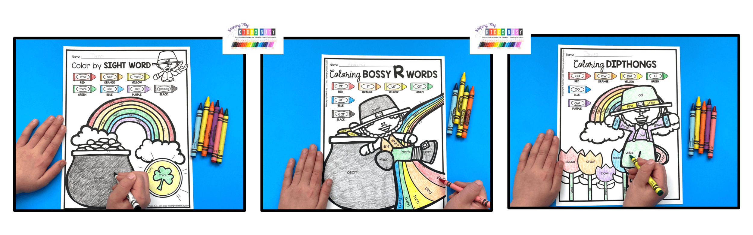 First Grade Activities for March FREE WORKSHEETS — Keeping My Kiddo Busy