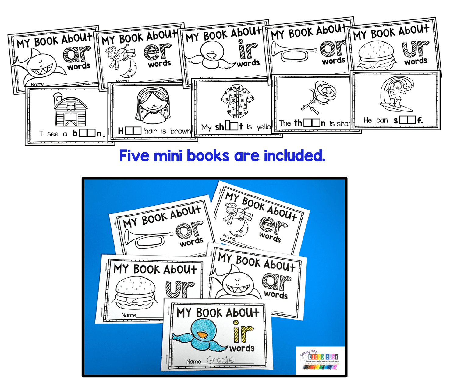 Bossy R Phonics Unit - R Controlled Vowels - FREEBIES — Keeping My ...