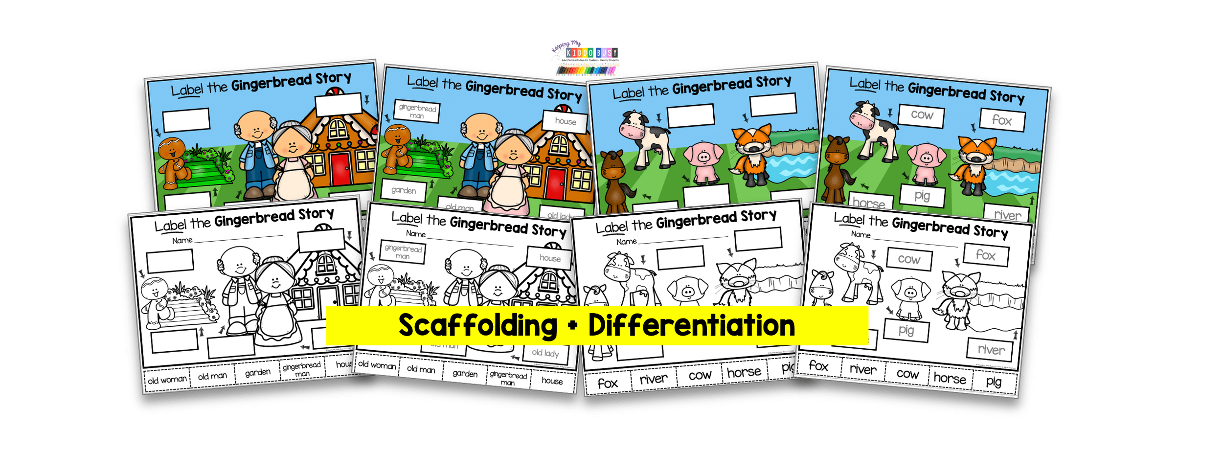 The Gingerbread Man Activities and Crafts for Kindergarten FREE ...