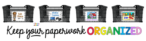 FREE Monthly Organizing Posters — Keeping My Kiddo Busy