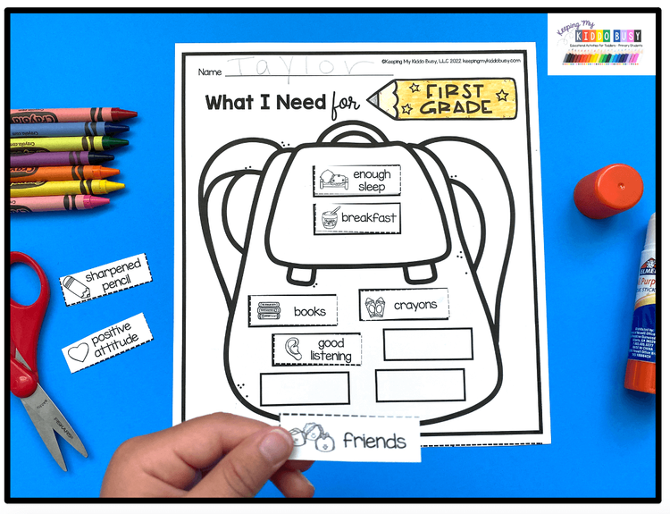 First Grade Back to School Activities FREE WORKSHEETS — Keeping My ...