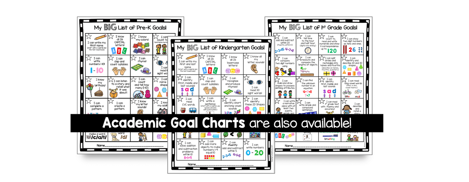 Student Behavior Goal Setting Kit — Keeping My Kiddo Busy