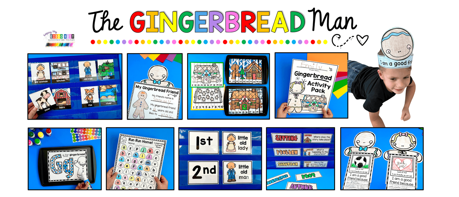 The Gingerbread Man Activities and Crafts for Kindergarten FREE ...