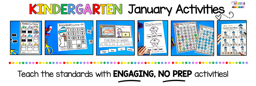 January No Prep Math & Literacy Pack - FREEBIES — Keeping My Kiddo Busy