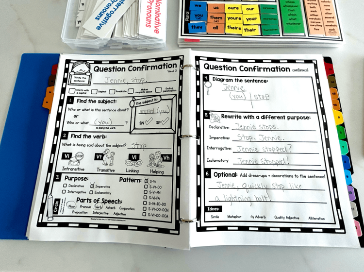 Essentials Week 1 Grammar - FREE Activities and Lessons — Keeping My ...