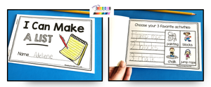 Writing Lists in Kindergarten - Unit 2 FREEBIE — Keeping My Kiddo Busy