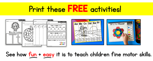 Fine Motor Homepage — Keeping My Kiddo Busy