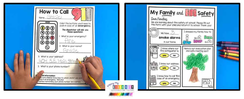 Fire Safety Week - FREE activities - Kindergarten and First Grade ...