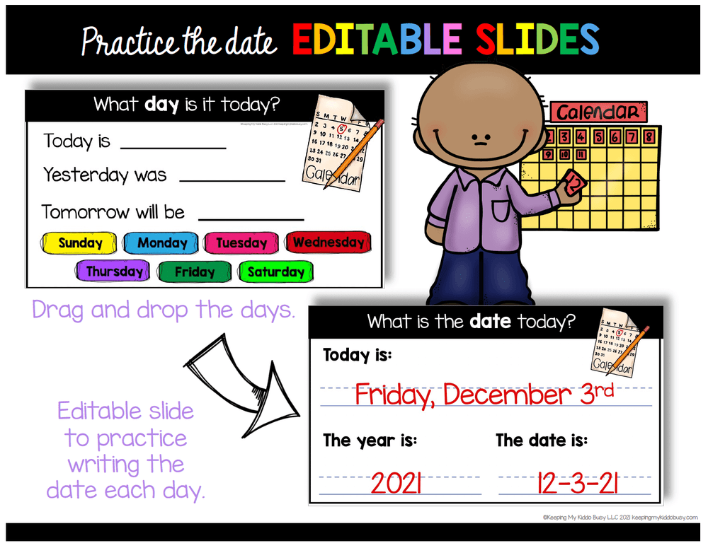 December Calendar and Morning Meeting in Kindergarten — Keeping My ...