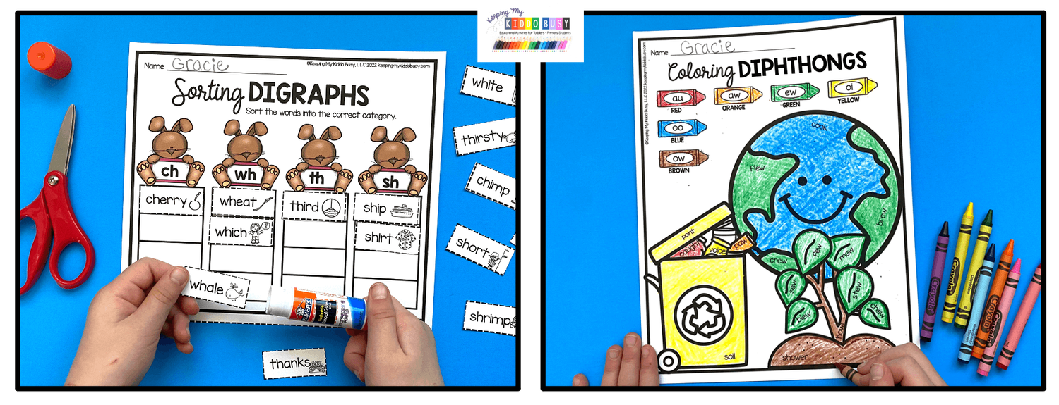 First Grade Activities for April FREE WORKSHEETS — Keeping My Kiddo Busy