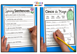 May activities and worksheets for first grade - FREEBIES — Keeping My ...
