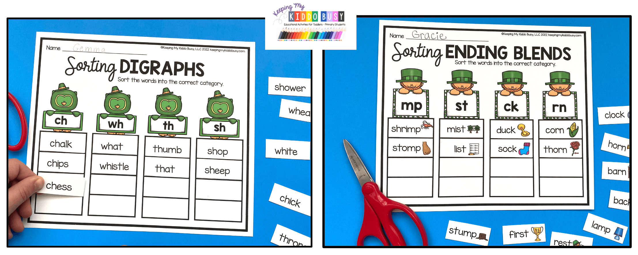 First Grade Activities for March FREE WORKSHEETS — Keeping My Kiddo Busy