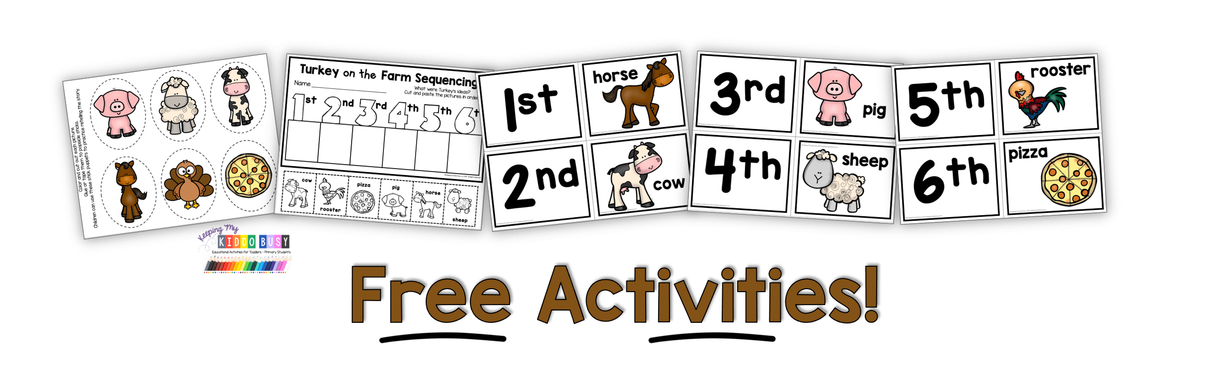 Turkey Trouble Activities and Crafts - FREE worksheets for Preschool ...