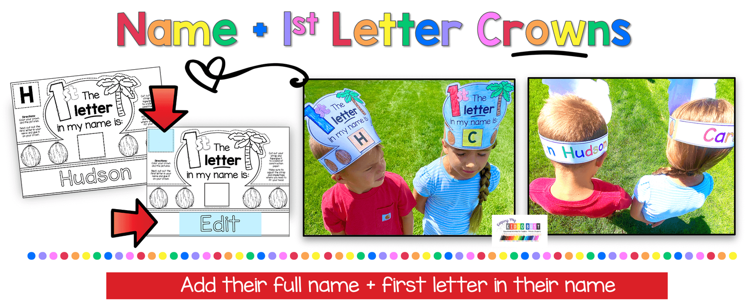 Chicka Chicka Boom Boom - Name Activities and Crafts for Preschool and ...