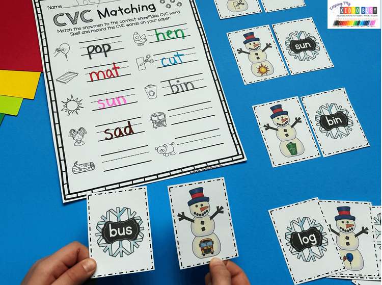 FREE Kindergarten Centers for January — Keeping My Kiddo Busy