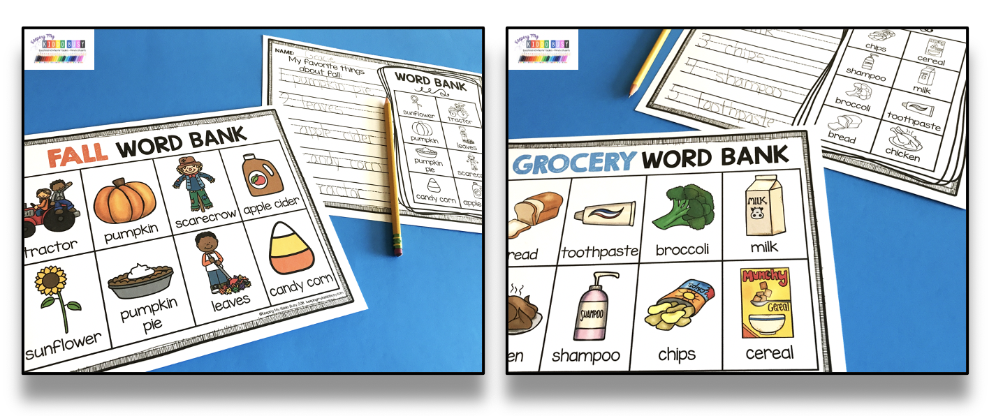 Writing Lists in Kindergarten - Unit 2 FREEBIE — Keeping My Kiddo Busy
