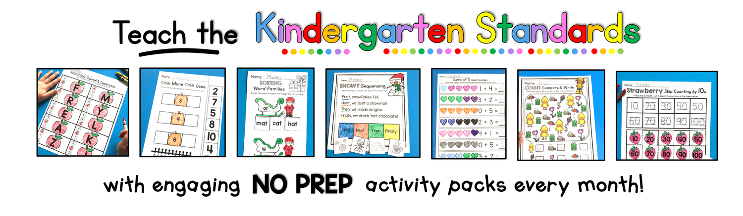 Monthly Theme Packs — Keeping My Kiddo Busy