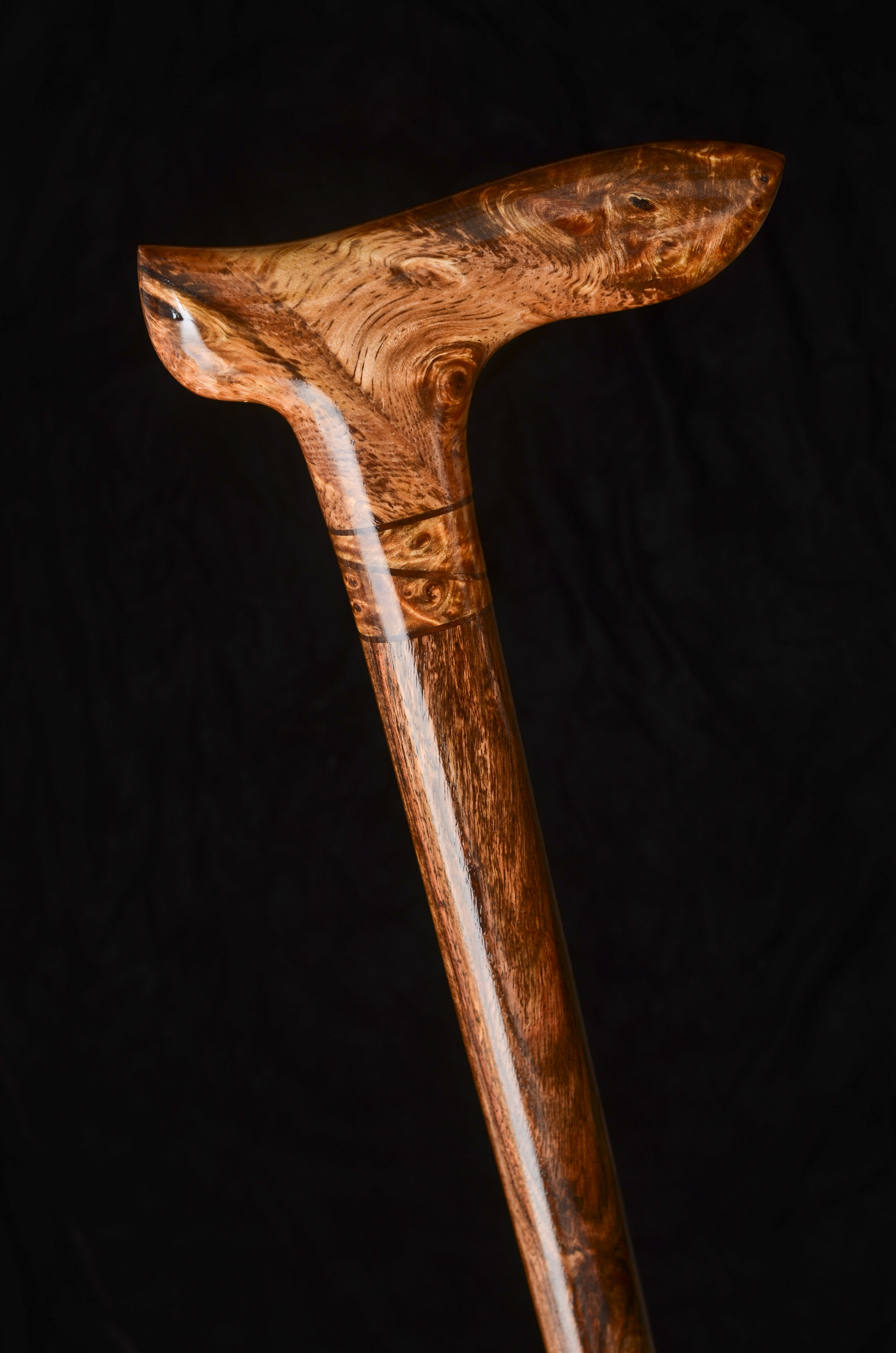 Handmade Burl Handle Walking Cane — Gillis Canes, LLC