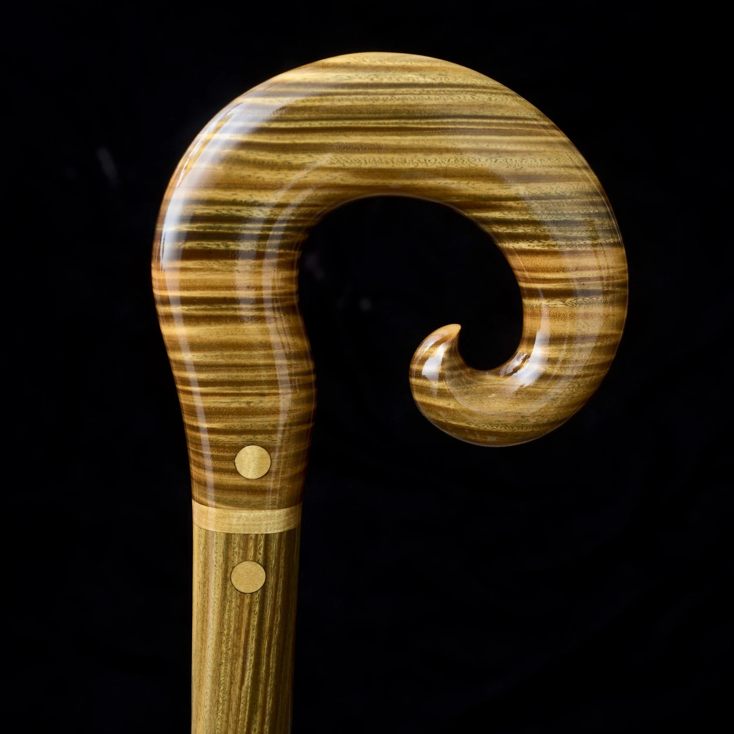 Handmade Curled Handle Walking Canes — Gillis Canes, LLC