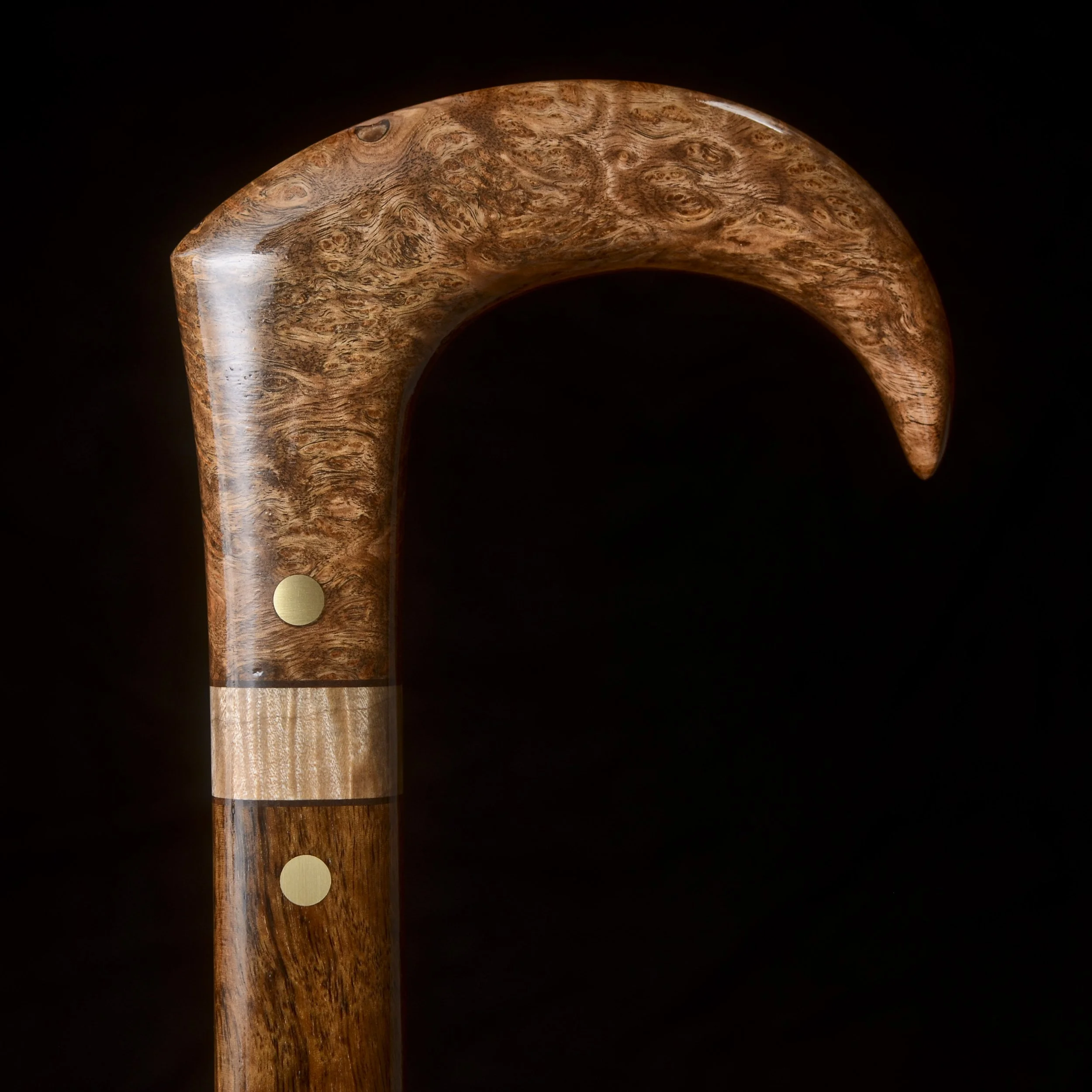 Handmade Burl Handle Walking Cane — Gillis Canes, LLC