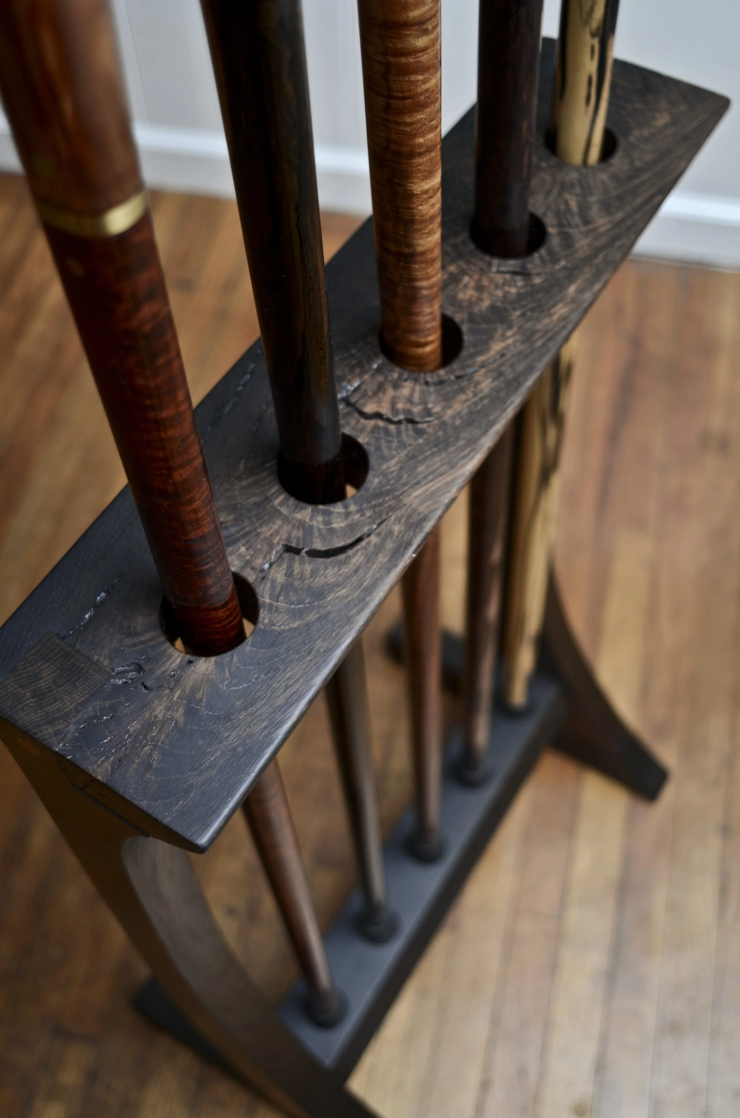 Handmade Walking Cane Stands and Holders — Gillis Canes, LLC