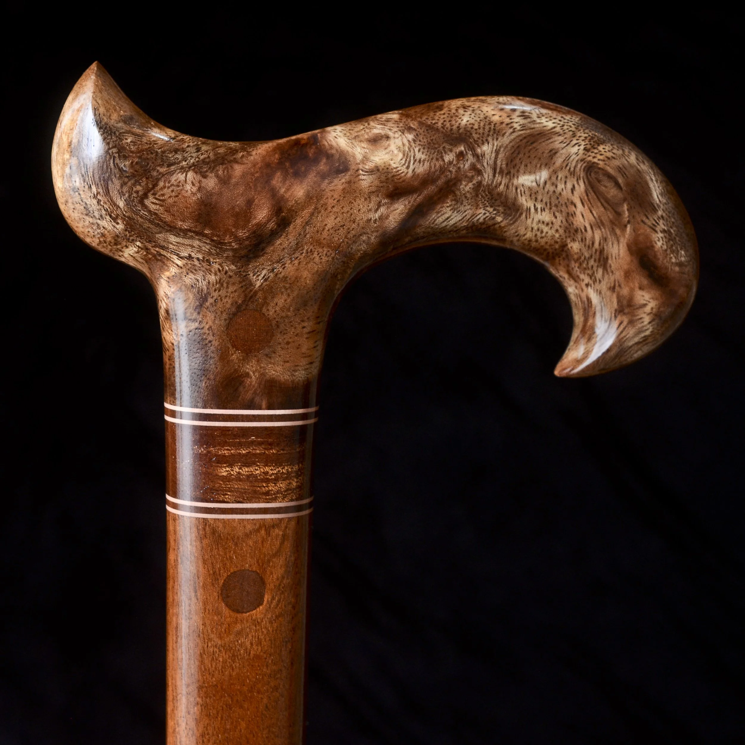Handmade Burl Handle Walking Cane — Gillis Canes, LLC
