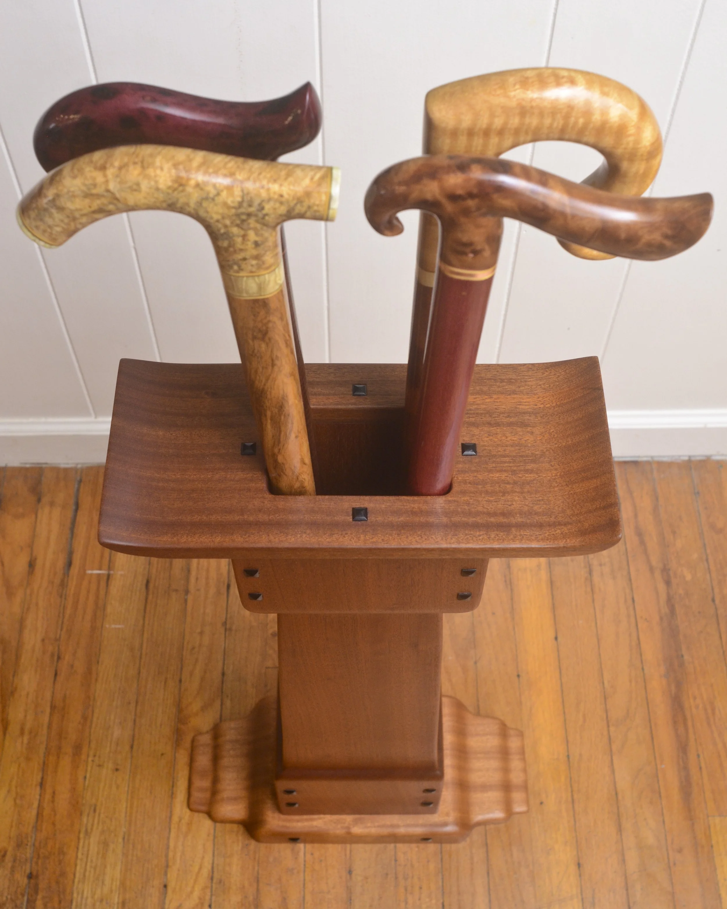 Handmade Walking Cane Stands and Holders — Gillis Canes, LLC