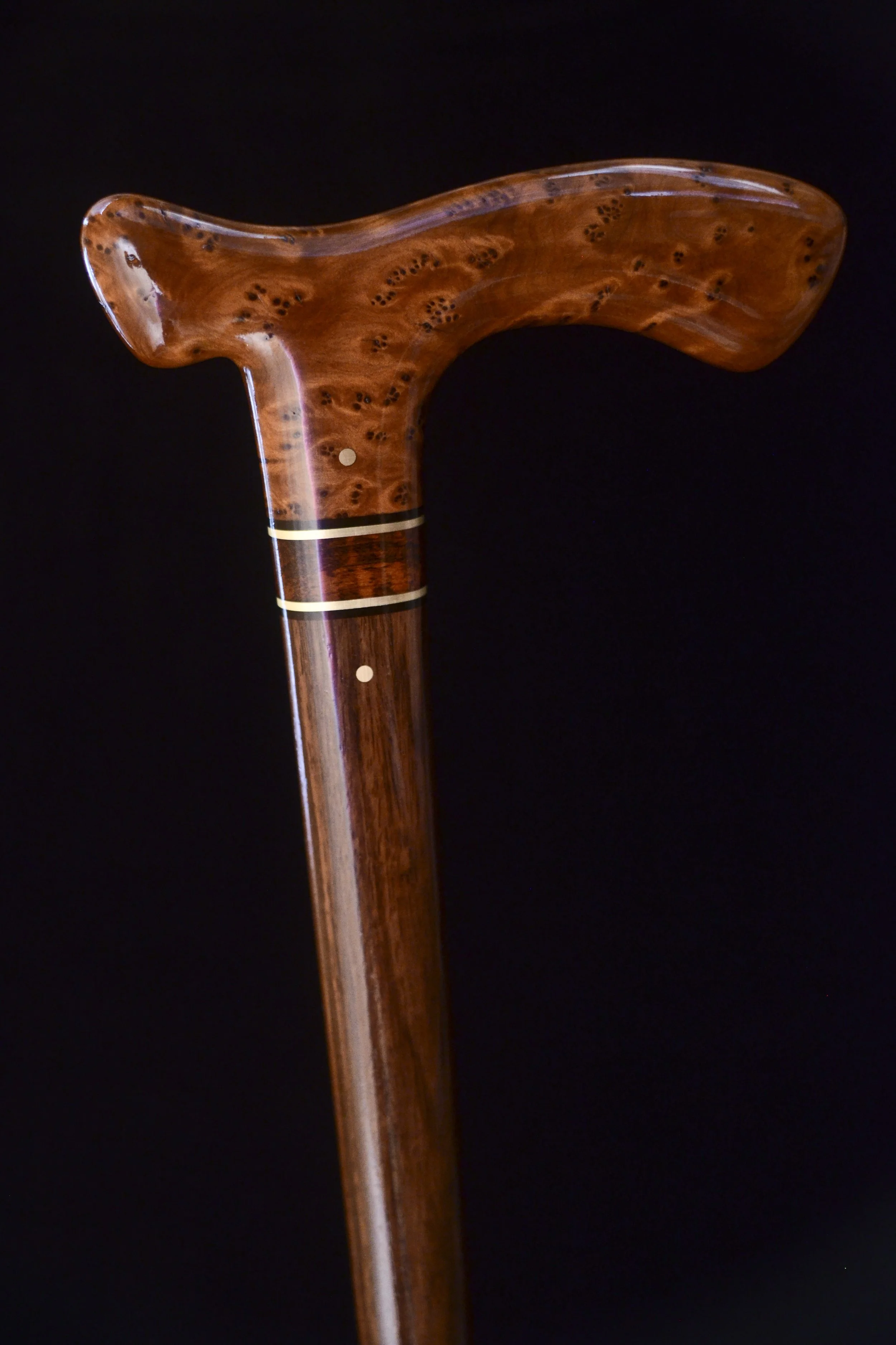 Handmade Burl Handle Walking Cane — Gillis Canes, LLC